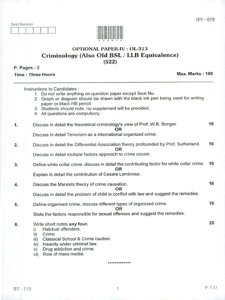 criminology | PDF | Crimes | Crime & Violence