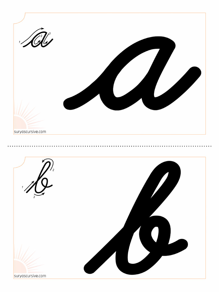 Cursive Sandpaper Letters | PDF