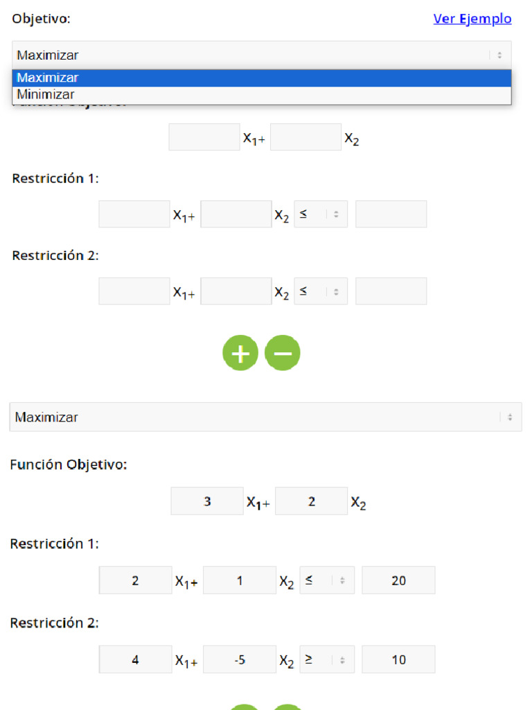 Calculadora de Programación Lineal Método Gráfico | PDF