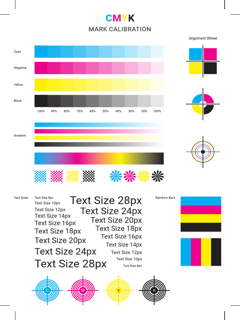 Print Color Test Page Basic 1 | PDF
