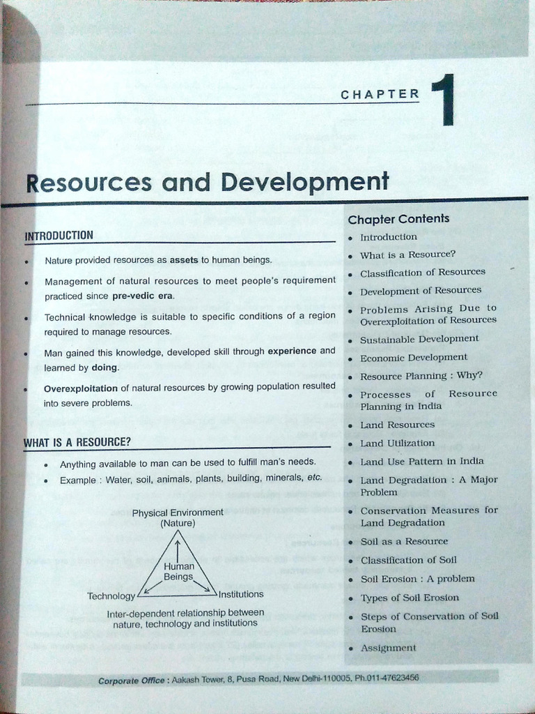 Resources and Development | PDF | Resource | Soil
