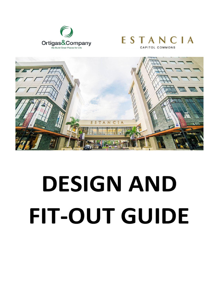 Design and Fit Out Guidelines - Estancia | PDF | Duct (Flow) | Lease