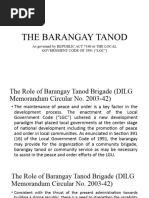 Barangay Tanods | PDF | Police | Information