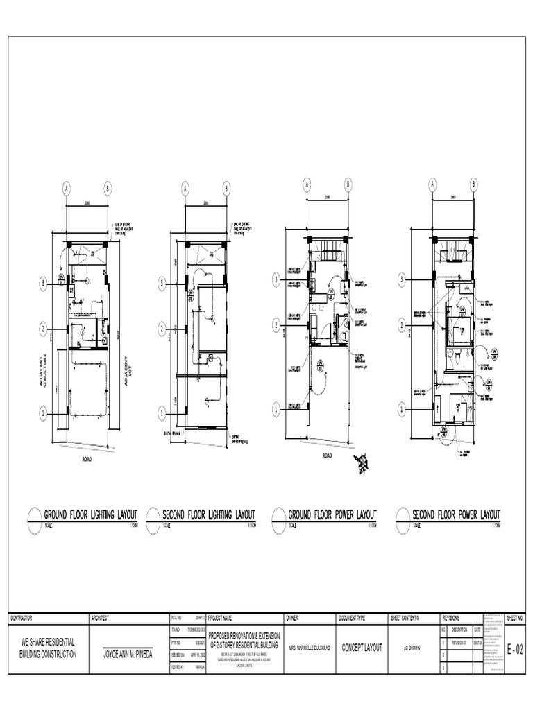 Electrical & Plumbing Plans | PDF | Real Estate