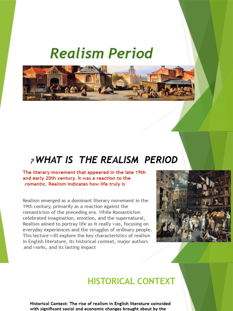 realismperiod-3rd sem eng | Download Free PDF | George Eliot | Realism ...