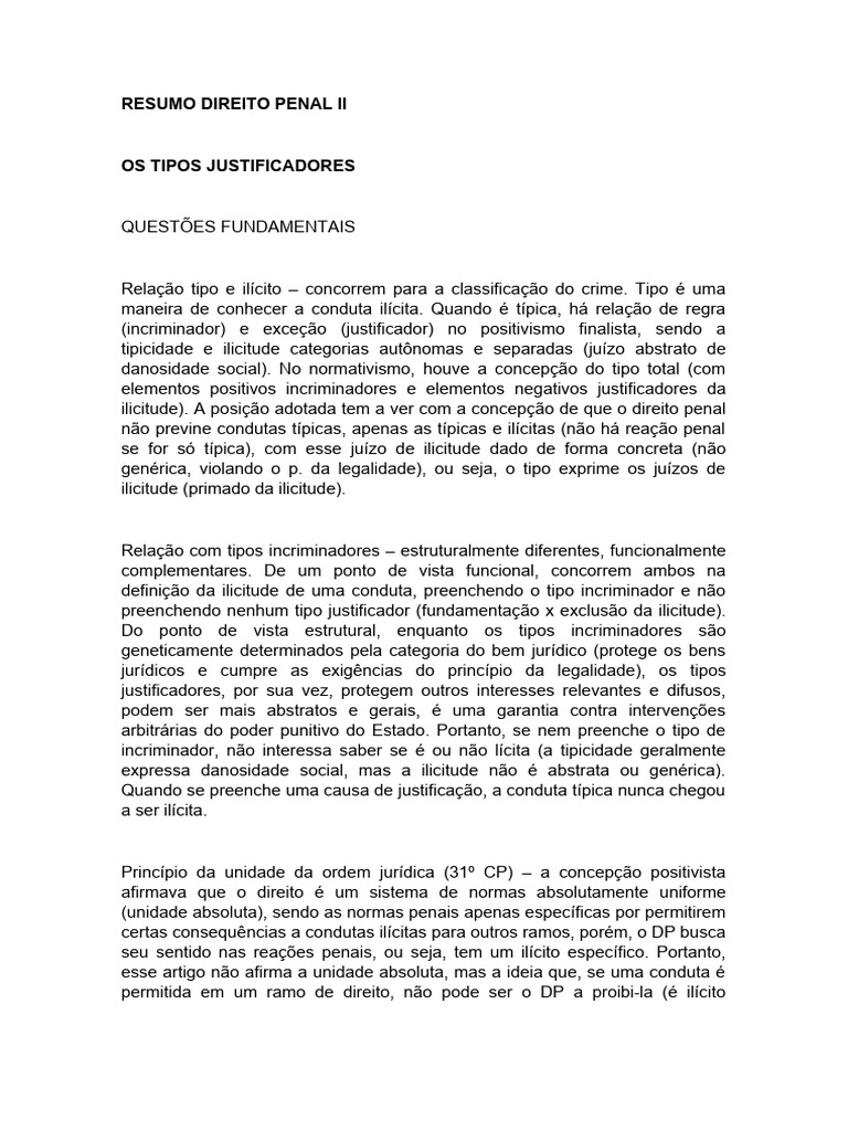 Direito Penal II Resumo - 2021/2022 Pedro Caeiro | PDF | Intenção ...