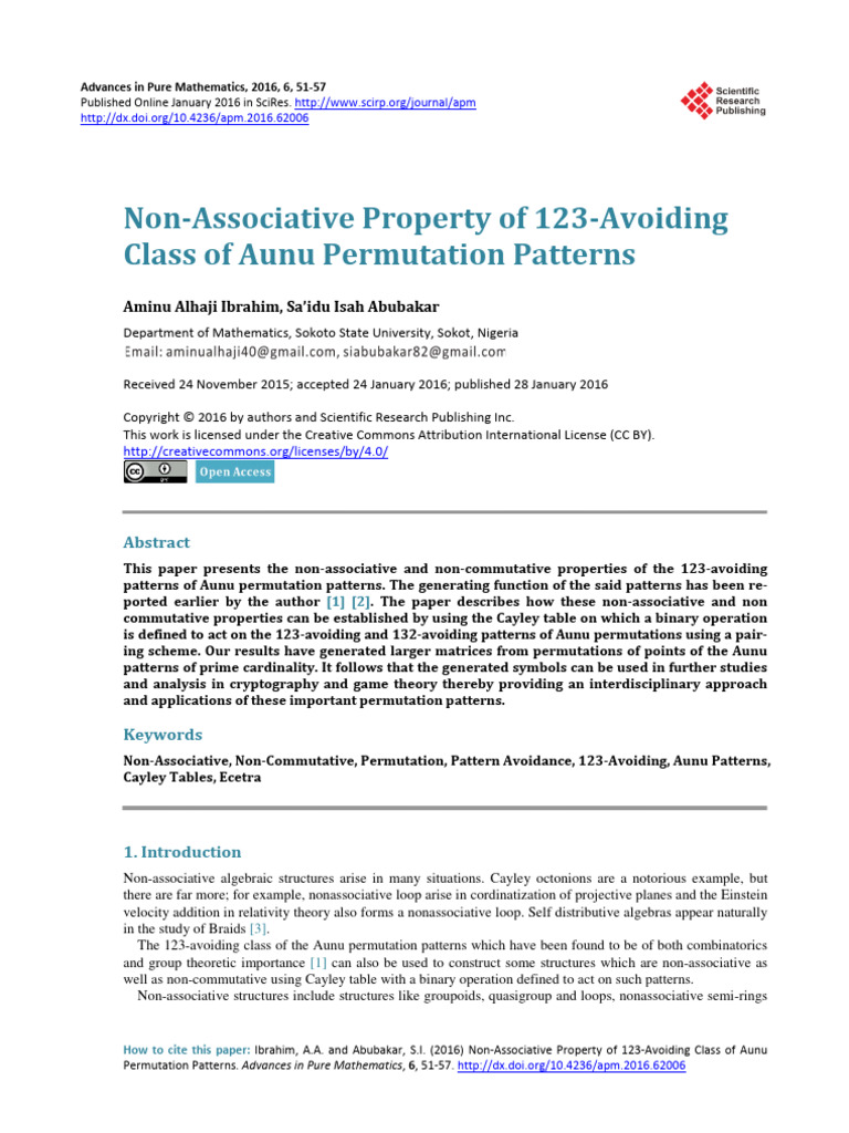 Non Assosiative Aunu Public | Download Free PDF | Mathematics | Abstract Algebra