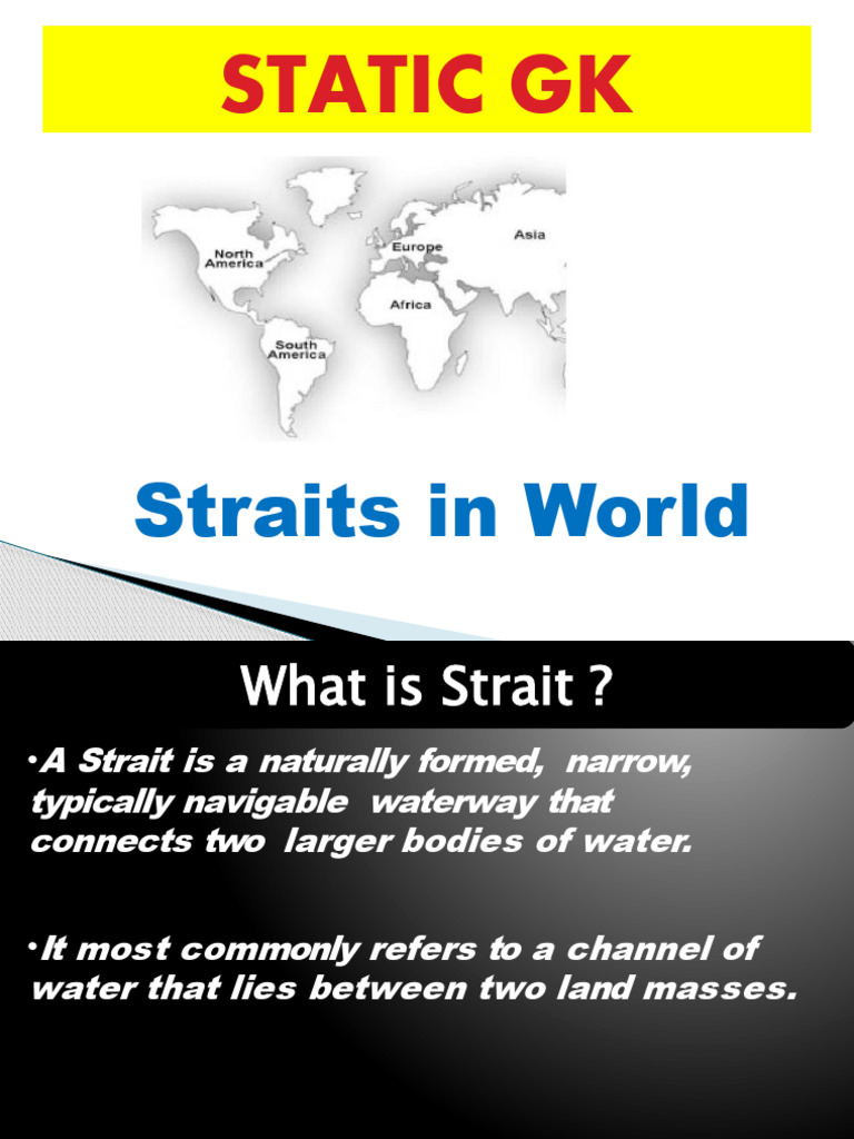 Straits in World | PDF | Iberian Peninsula | Spain