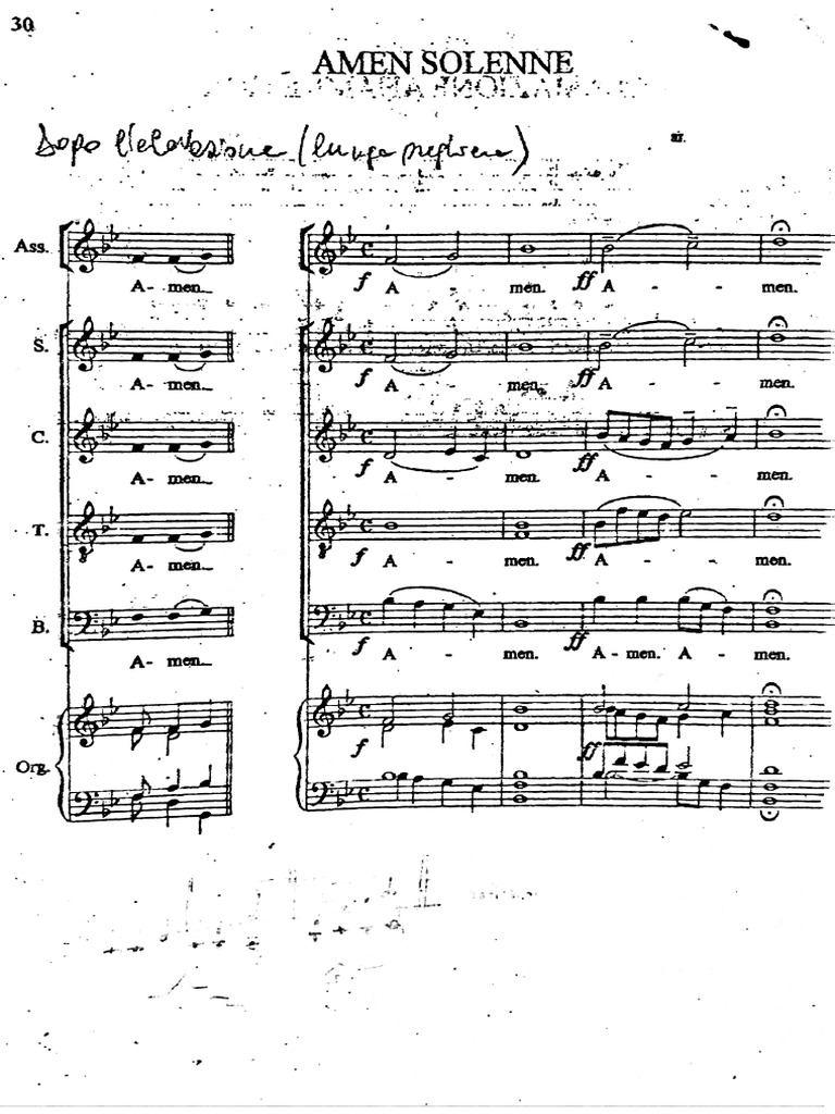 Amém (Solene) | PDF