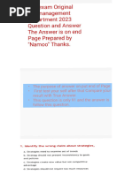 MGMT Model Exit Exam 2 Yekatit 2016 E.C | PDF