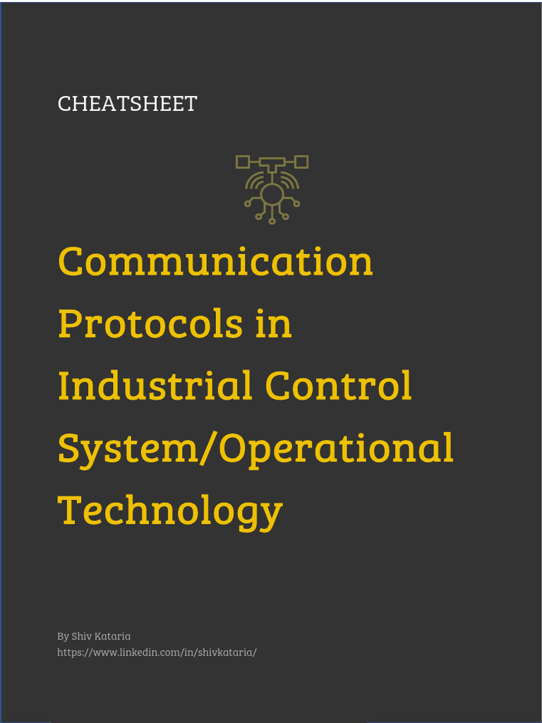 Communication Protocols in Industrial Control System/Operational ...
