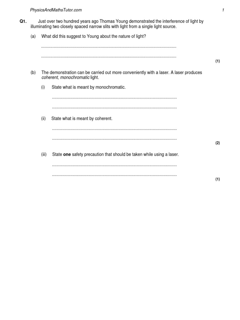 2 4 Diffraction Pdf Diffraction Wavelength