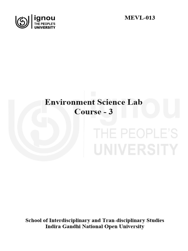 3rd Sem MEVL-013 | PDF | Staining | Gram Positive Bacteria