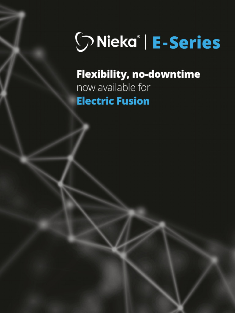 NIEKA E1 and E3 Electric Fussion Machines | PDF | Manufactured Goods