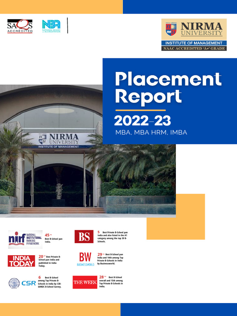 Final Placement Report 2023 | PDF | Human Resource Management | Business Final Placement Report 2023 | PDF | Human Resource Management | Business