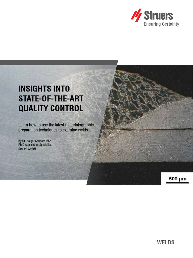 Welds Materialographic Solution Report v2 | PDF | Welding | Construction