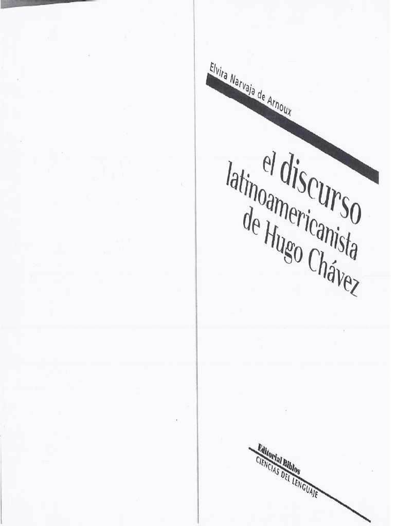 3.2. Arnoux. en Torno Al Estilo. Los Discursos de Asunción. en El Disc Latinoamericanista de HC ...