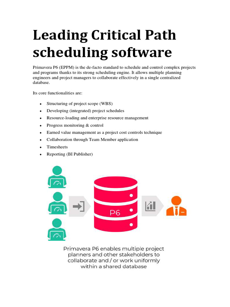 Primavera Software solutions | PDF