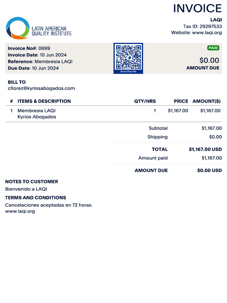 Invoice - 0699 | PDF