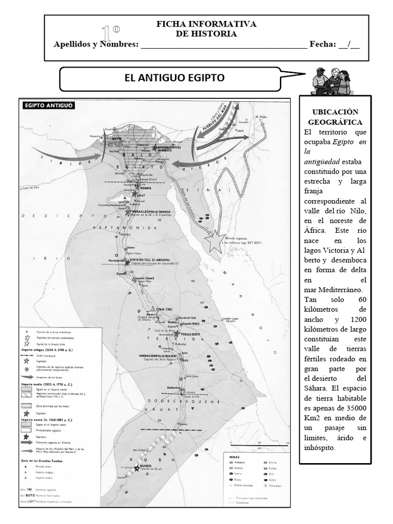 Ficha Informativa Egipto | PDF | Osiris | Antiguo Egipto
