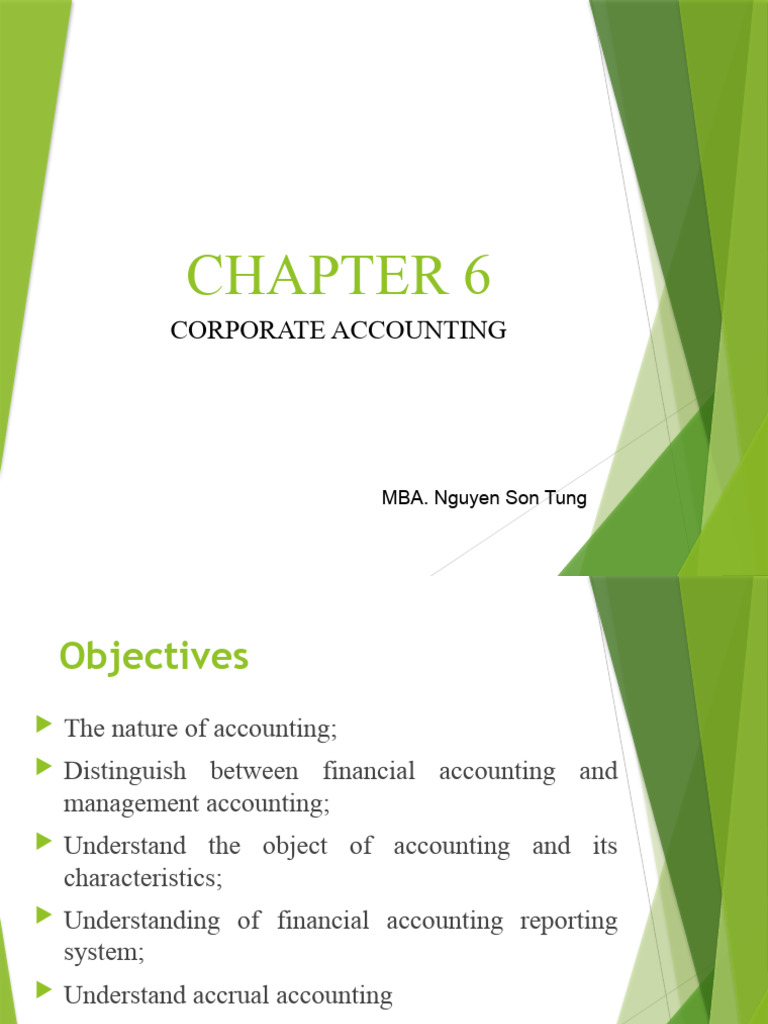 Chapter 6 - Corporate Accounting | PDF Chapter 6 - Corporate Accounting | PDF