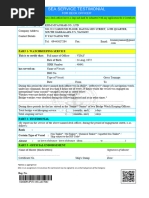 Sea Service Testimonial for Deck Officer | PDF | Ships | Navies