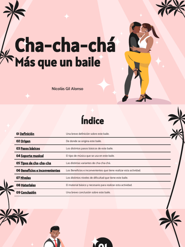 Presentación Del Baile Cha-Cha-Chá | PDF | Bailes | Ritmo