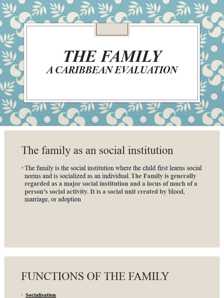 Family Presentation | PDF | Family | Marriage