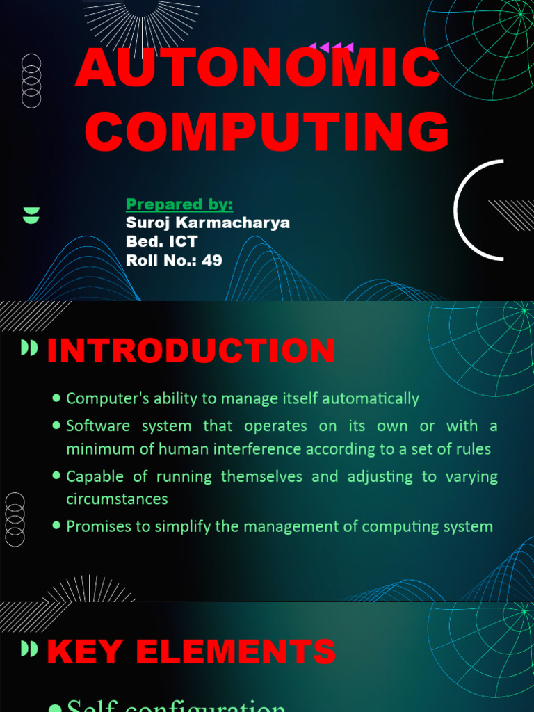 Autonomic Computing Pdf