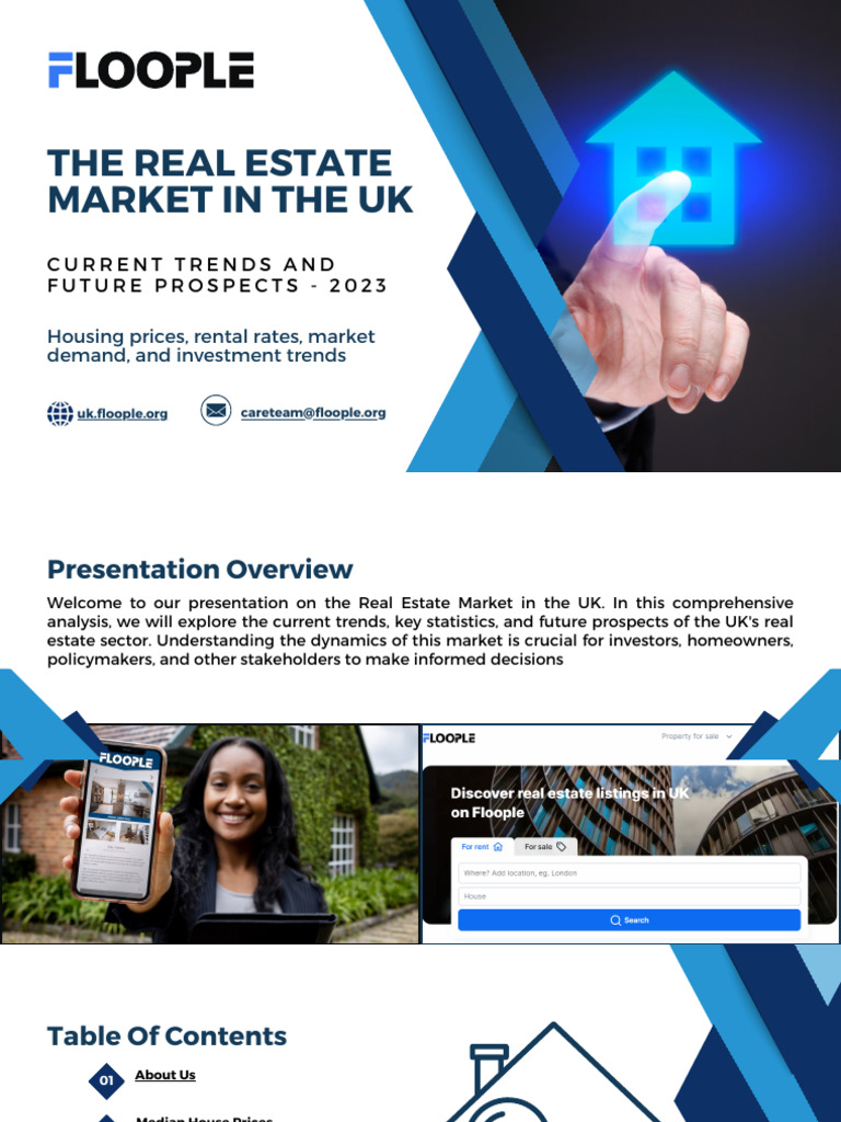 Floople Real Estate Market in The UK | PDF | Interest | Interest Rates
