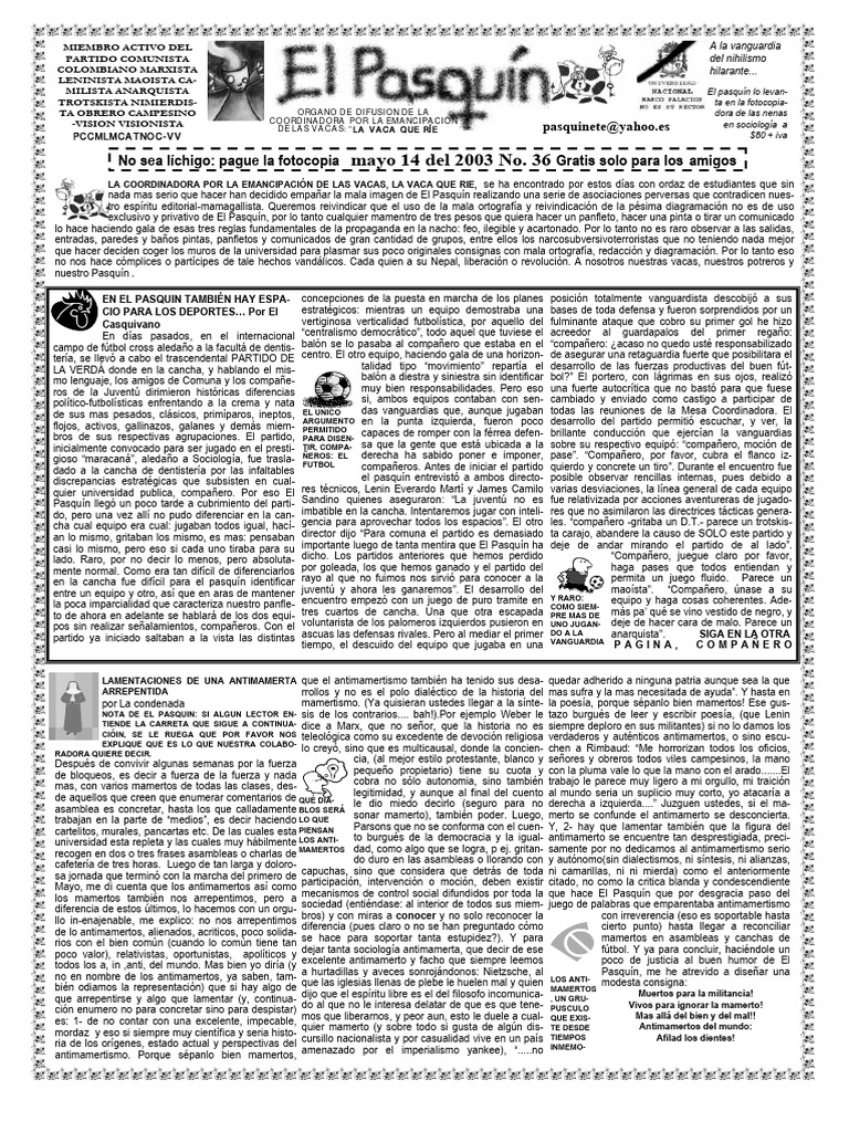 El Pasquín 3 | PDF