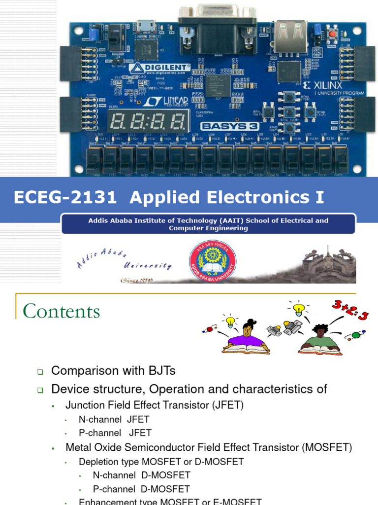 ECEG 2131 AEI Lec - 09 - FETs | PDF | Field Effect Transistor | Mosfet