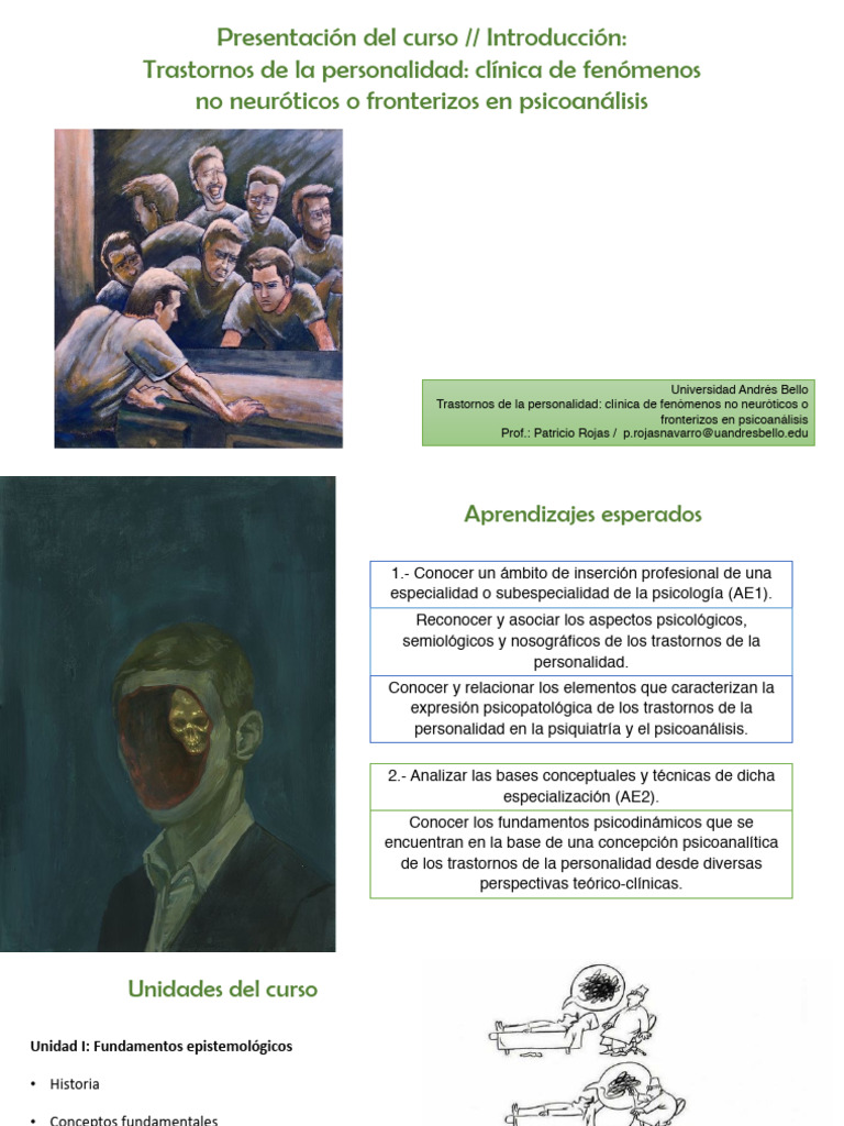 Clase 1 - Introducción - Curso Clínica TdP y lo fronterizo (1 ... Clase 1 - Introducción - Curso Clínica TdP y lo fronterizo (1 ...