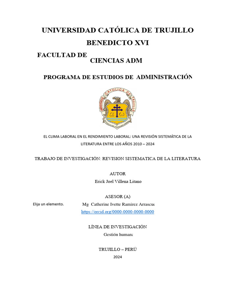 Revision Sistematica de La Literatura (EV) | PDF | Business | Motivación