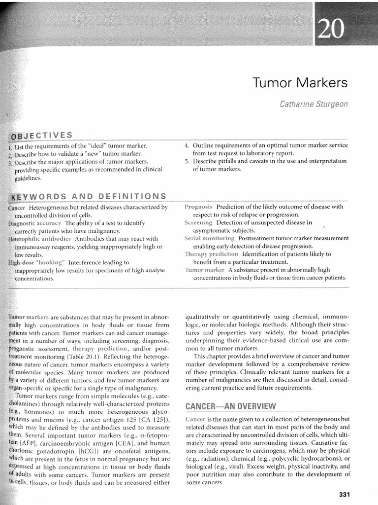 Tumor Markers | PDF