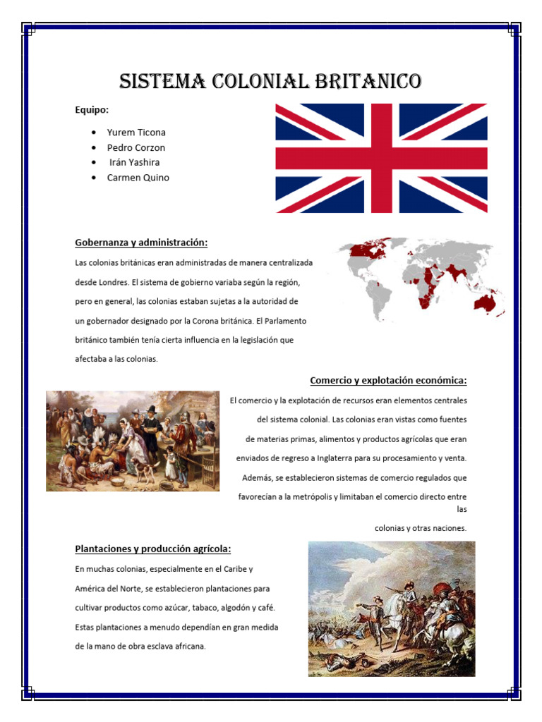 Sistema Colonial Britanico | PDF | Colonialismo | Imperio Británico