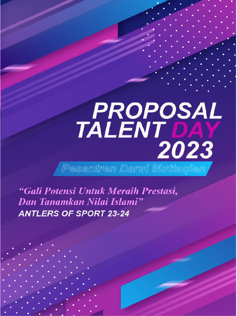 Talent Day 2023: Gali Potensi Santri | PDF