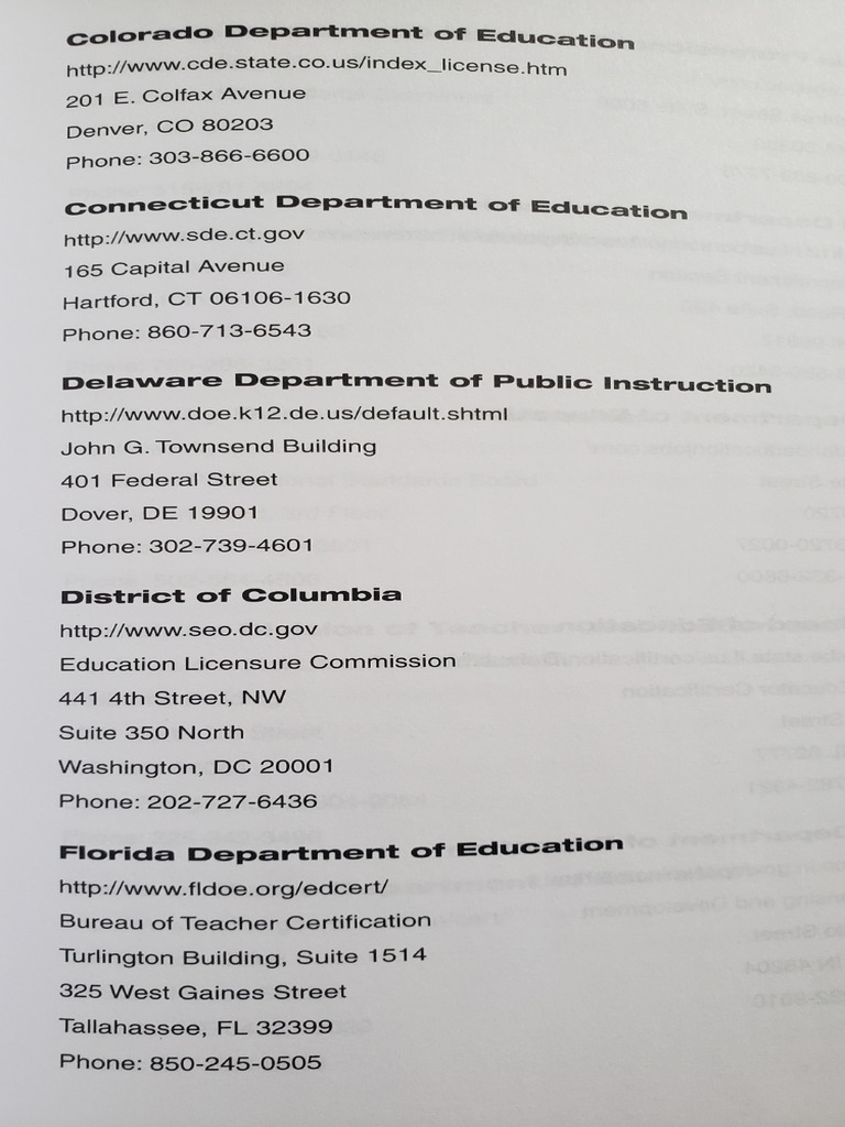 State Department of Education Office Information | PDF