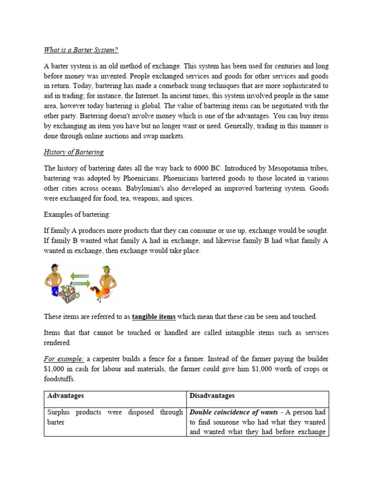 Barter and Money (POB) | PDF | Money | Medium Of Exchange