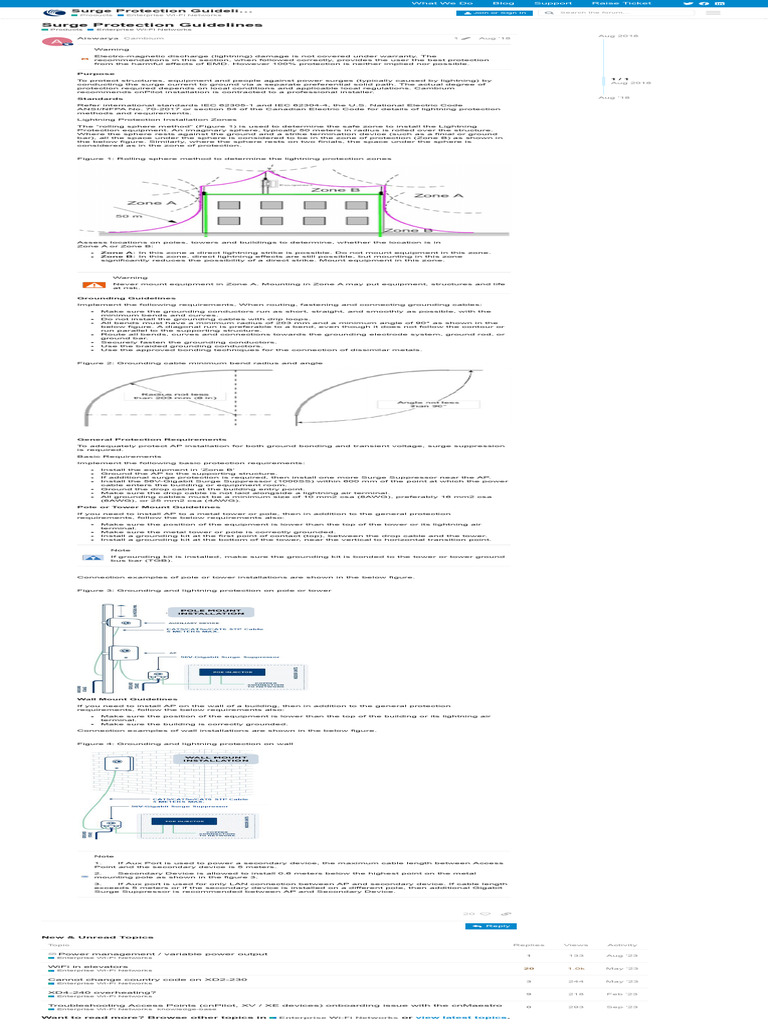 Surge Protection Guidelines | PDF | Electricity | Electromagnetism