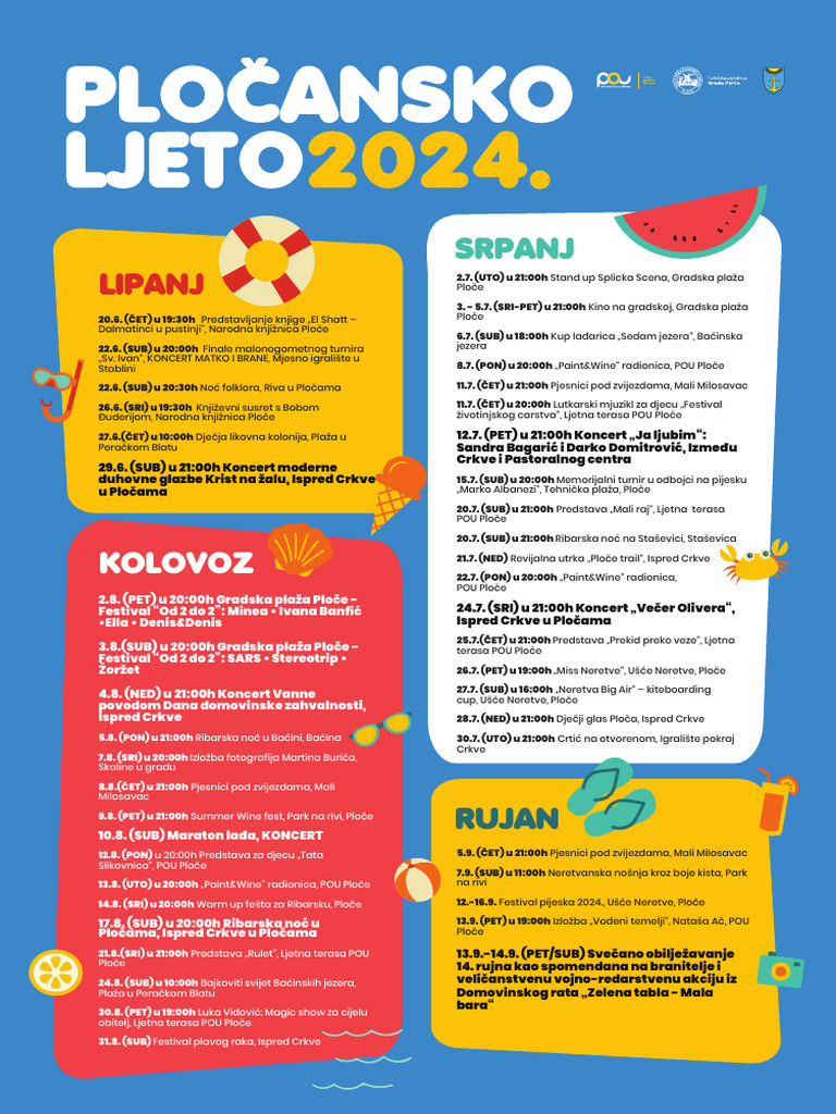 Pločansko Ljeto 2024 | PDF