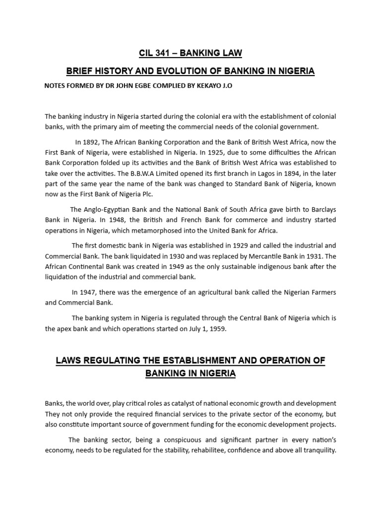Banking Law Notes Edited Version | PDF | Banks | Personal Finance