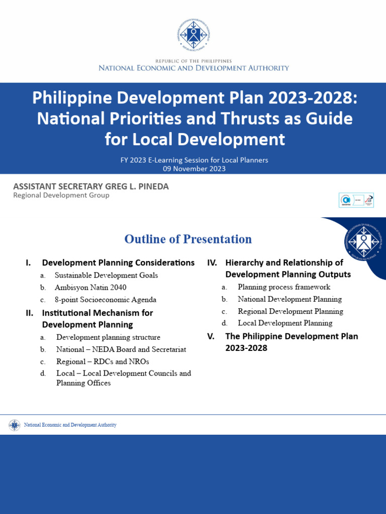 PDP 2023-2028: Local Development Guide | PDF | Budget | Government Spending