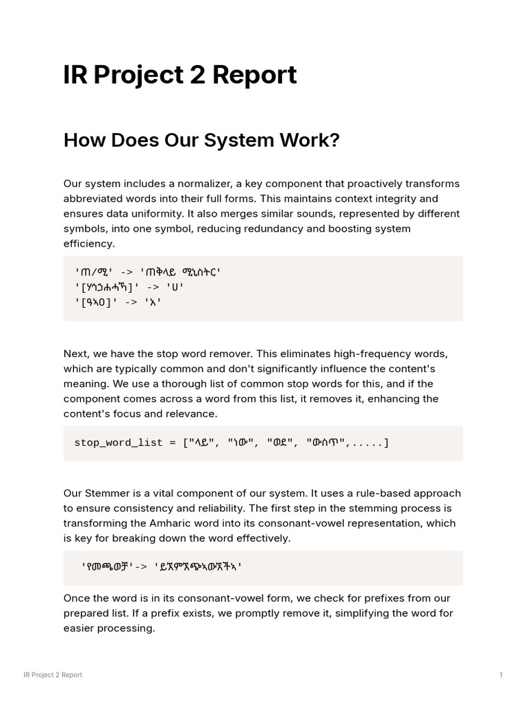 IR Project 2 Report | PDF | Cognitive Science