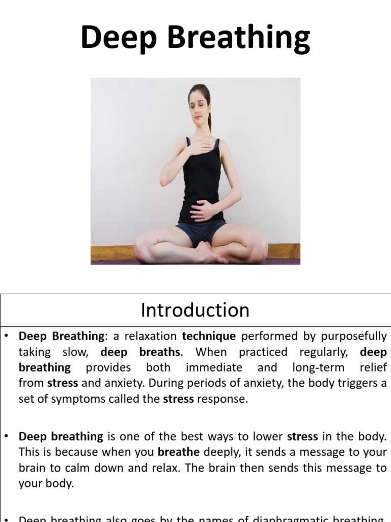 Deep Breathing | PDF | Breathing | Exhalation