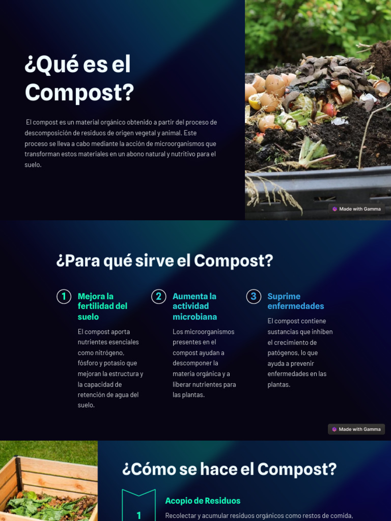 Que Es El Compost | PDF | Compost | Fertilizante