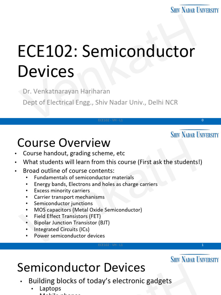 Semi 1 Merged | PDF | Doping (Semiconductor) | Semiconductors