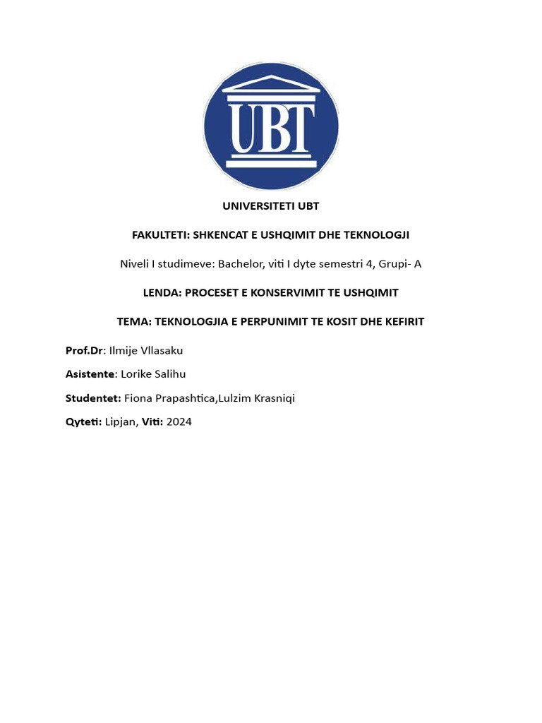 2universiteti Ubt | PDF