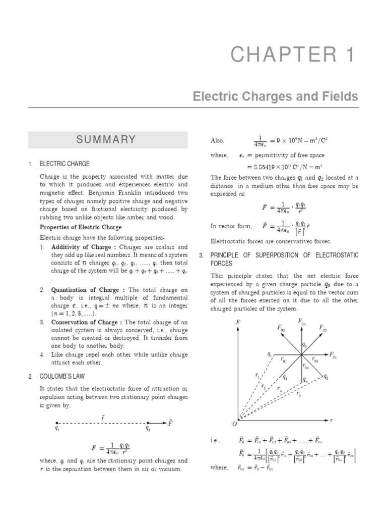Electrostatics MCQ | PDF | Electric Field | Electrostatics