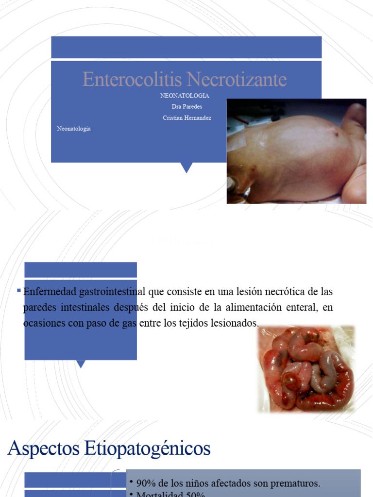 Enterocolitis Necrotizante | PDF | Abdomen | Enfermedades y trastornos